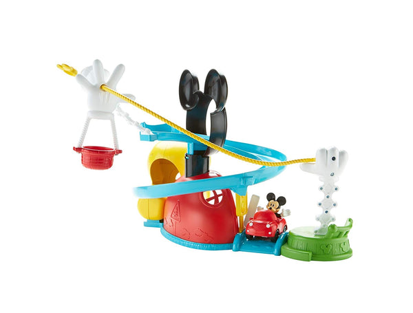 Disney Mickey Mouse Clubhouse Zip, Slide and Zoom Clubhouse Play Set ...