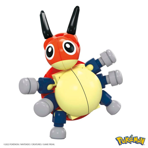 MEGA Pokemon Ledyba Building Set with 38 Compatible Bricks and Pieces – Square Imports