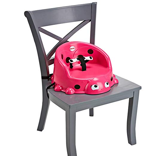 Portable Booster Seat, Pretty-in-Pink Ladybug – Square Imports