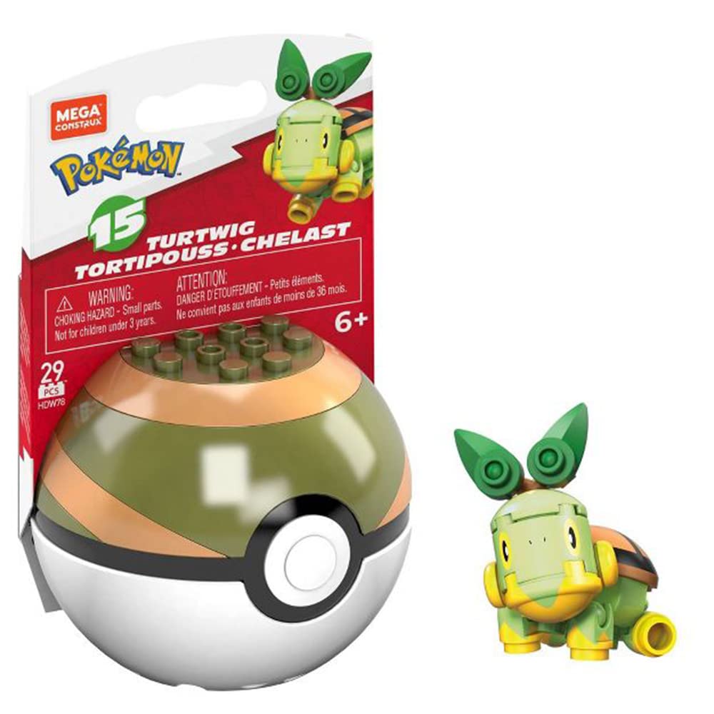 MEGA Pokemon Turtwig Building Set – Square Imports