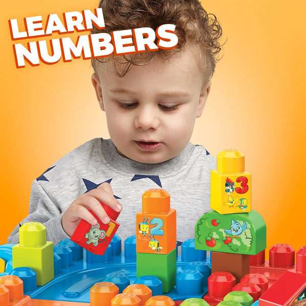 Mega Bloks Discover 'n Build Activity Table Blocks for Toddlers ...