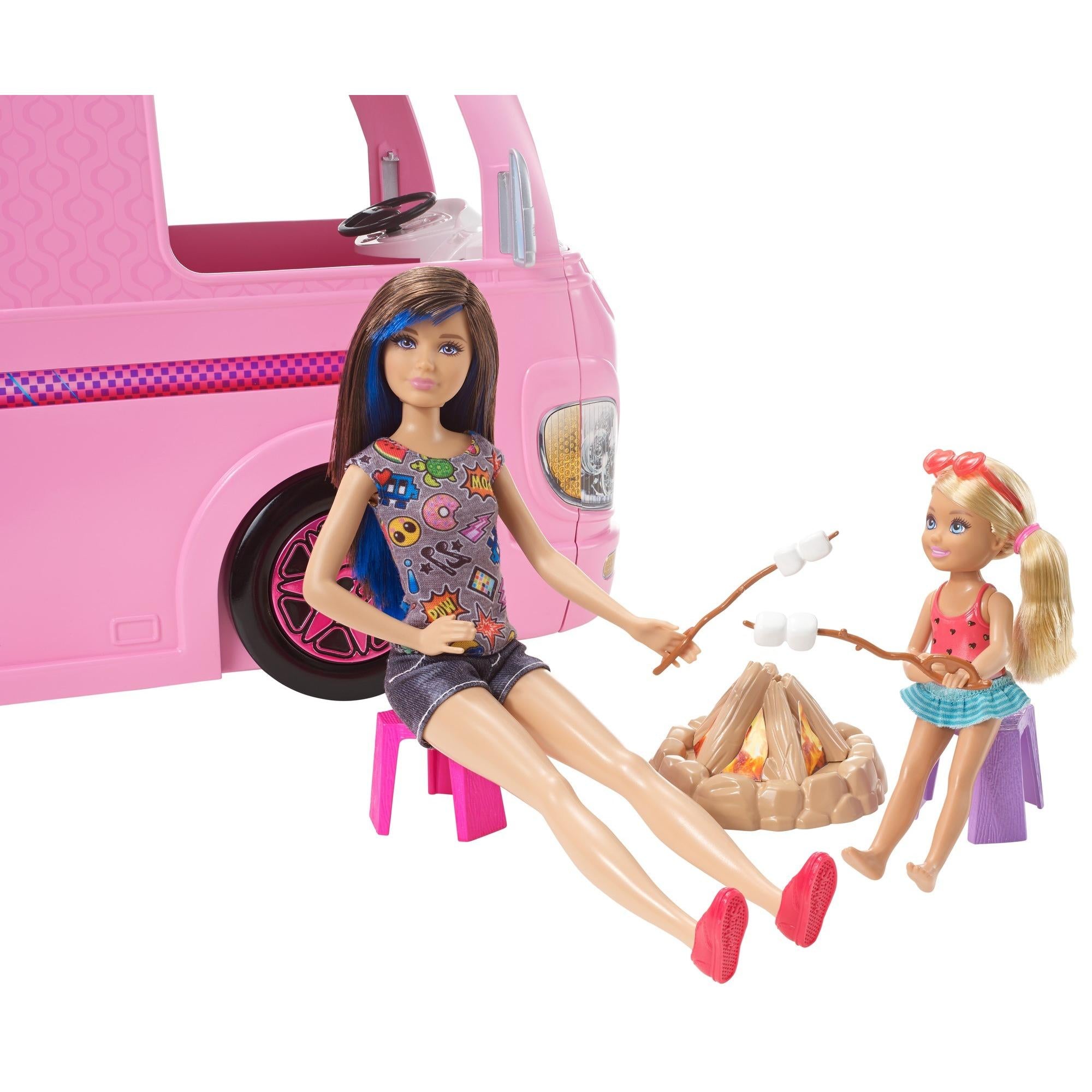 Barbie DreamCamper Adventure Camping Playset – Square Imports