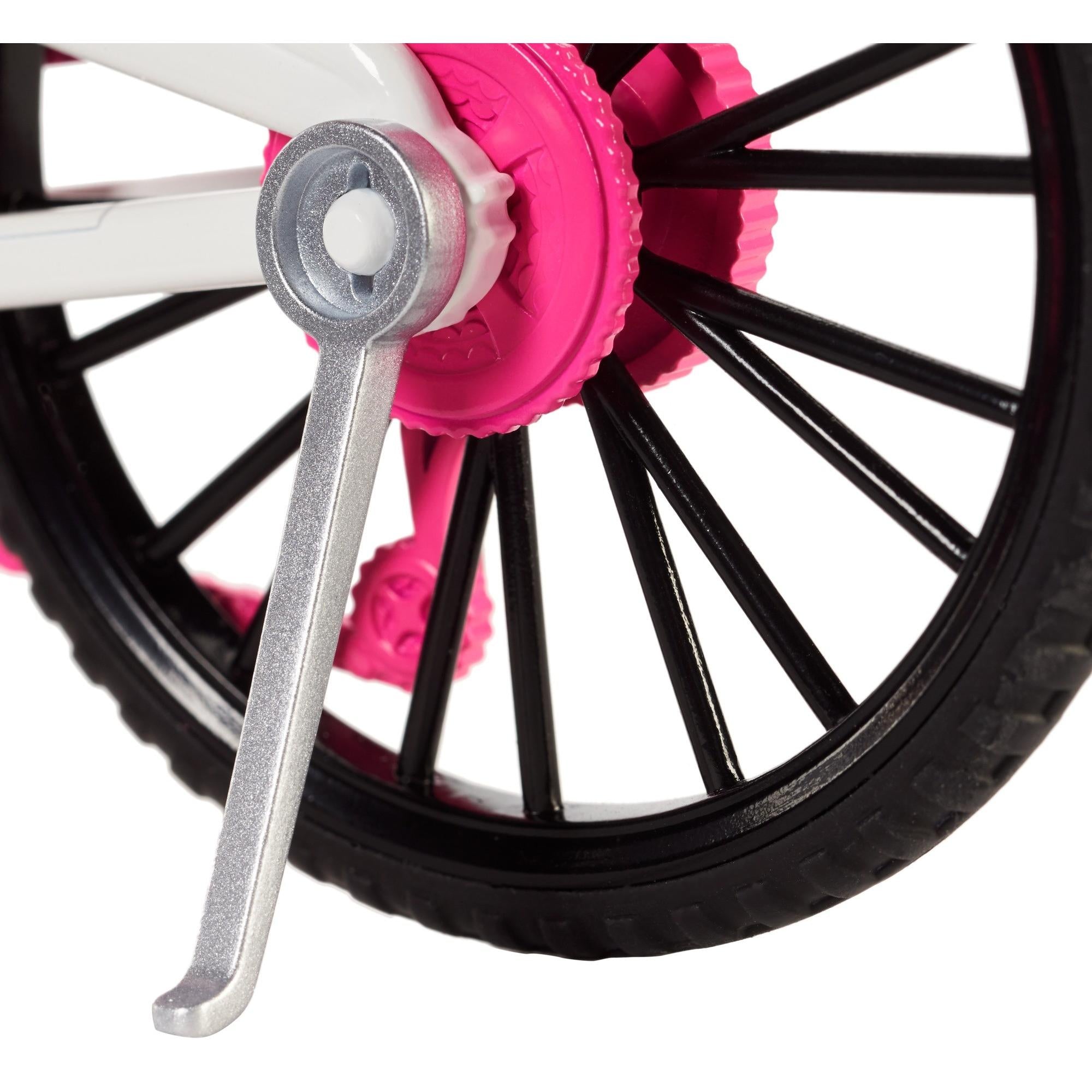 Barbie Mountain Bike with Doll Helmet, Sunglasses & Water Bottle ...