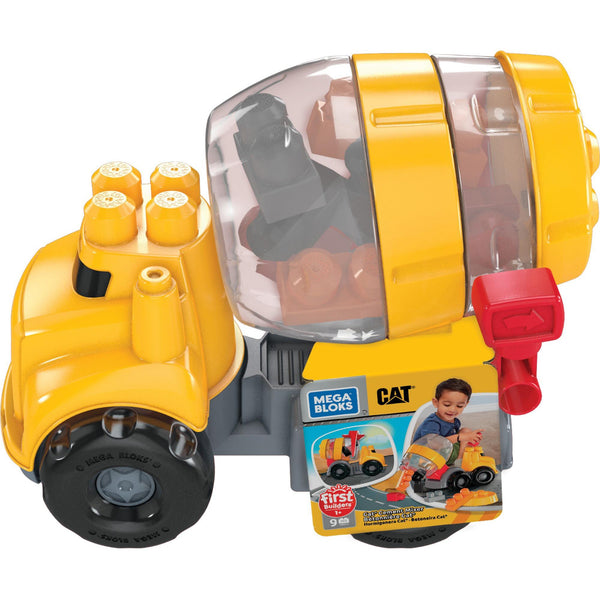 Mega Bloks CAT Cement Mixer with Big Building Blocks – Square Imports
