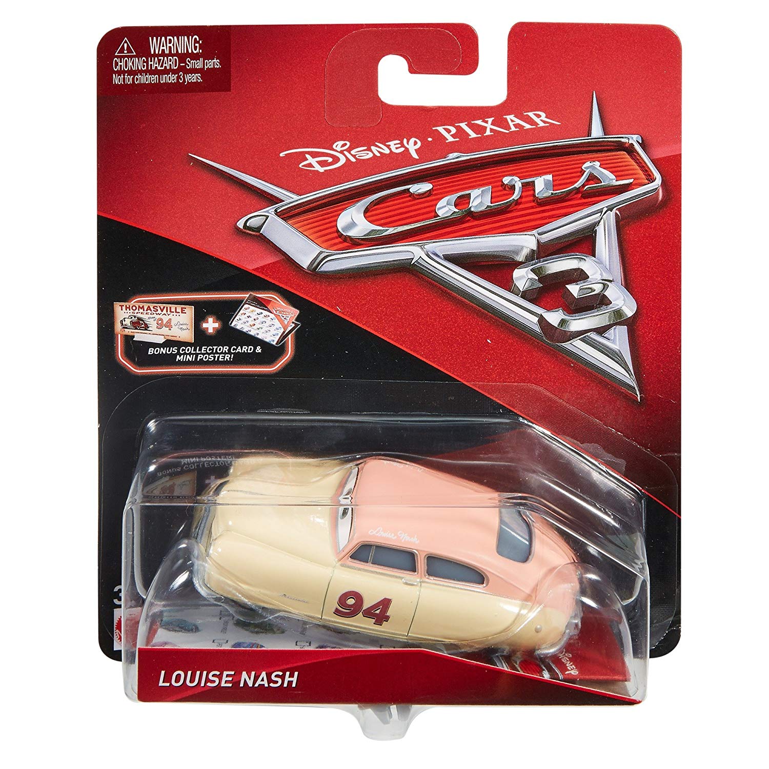 Disney Pixar Cars 3 Louise Barnstormer Nash Die-cast Vehicle – Square ...