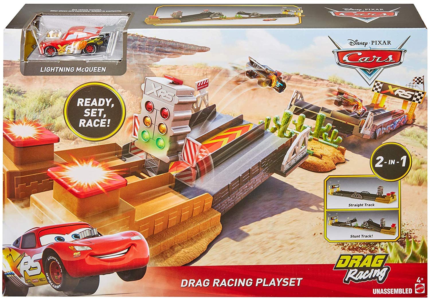 Disney Pixar Cars XRS Drag Racing Playset – Square Imports