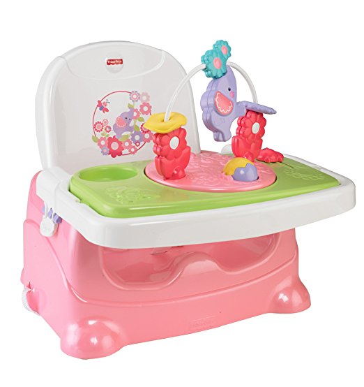 Fisher-Price Pretty in Pink Booster Seat, Elephant – Square Imports