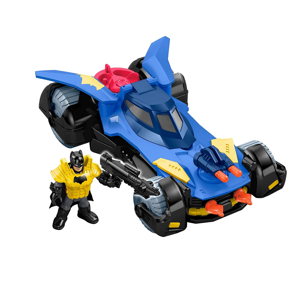 Imaginext DC Super Friends Deluxe Batmobile Vehicle with Batman Figure ...