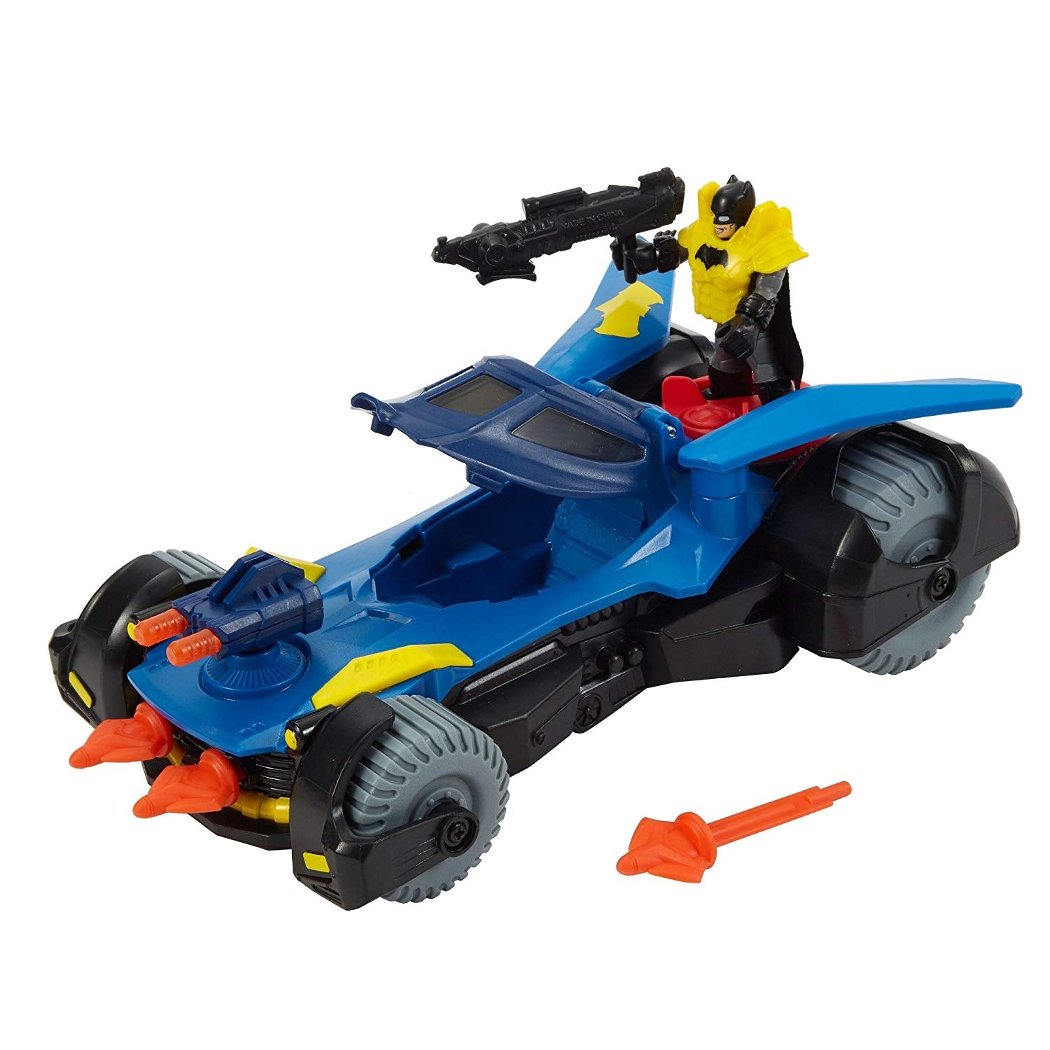 Imaginext DC Super Friends Deluxe Batmobile Vehicle with Batman Figure ...