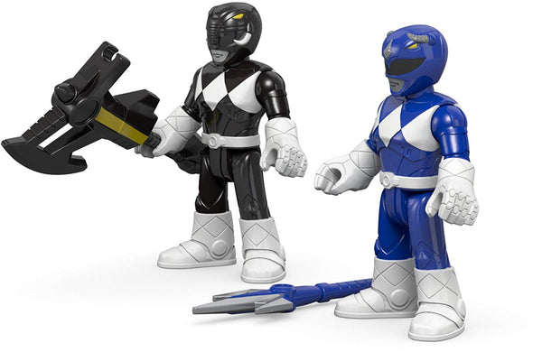 Imaginext Power Rangers Blue Ranger & Black Ranger – Square Imports