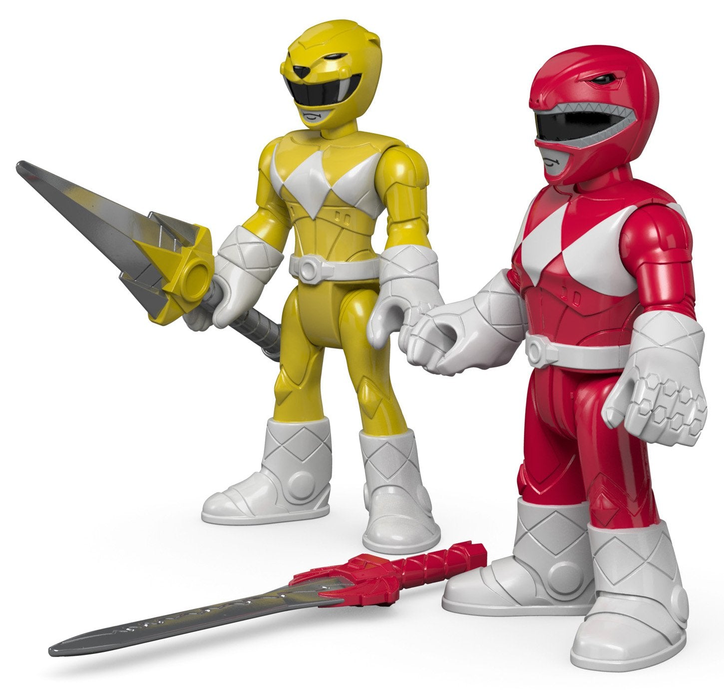 Imaginext Power Rangers Red Ranger & Yellow Ranger – Square Imports