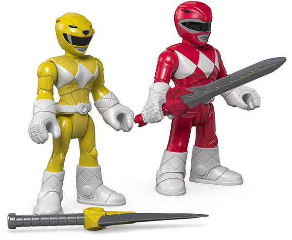 Imaginext Power Rangers Red Ranger & Yellow Ranger – Square Imports