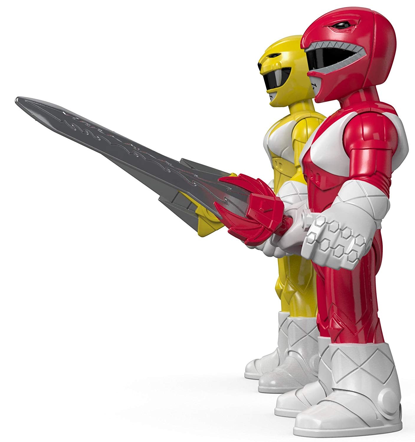 Imaginext Power Rangers Red Ranger & Yellow Ranger – Square Imports