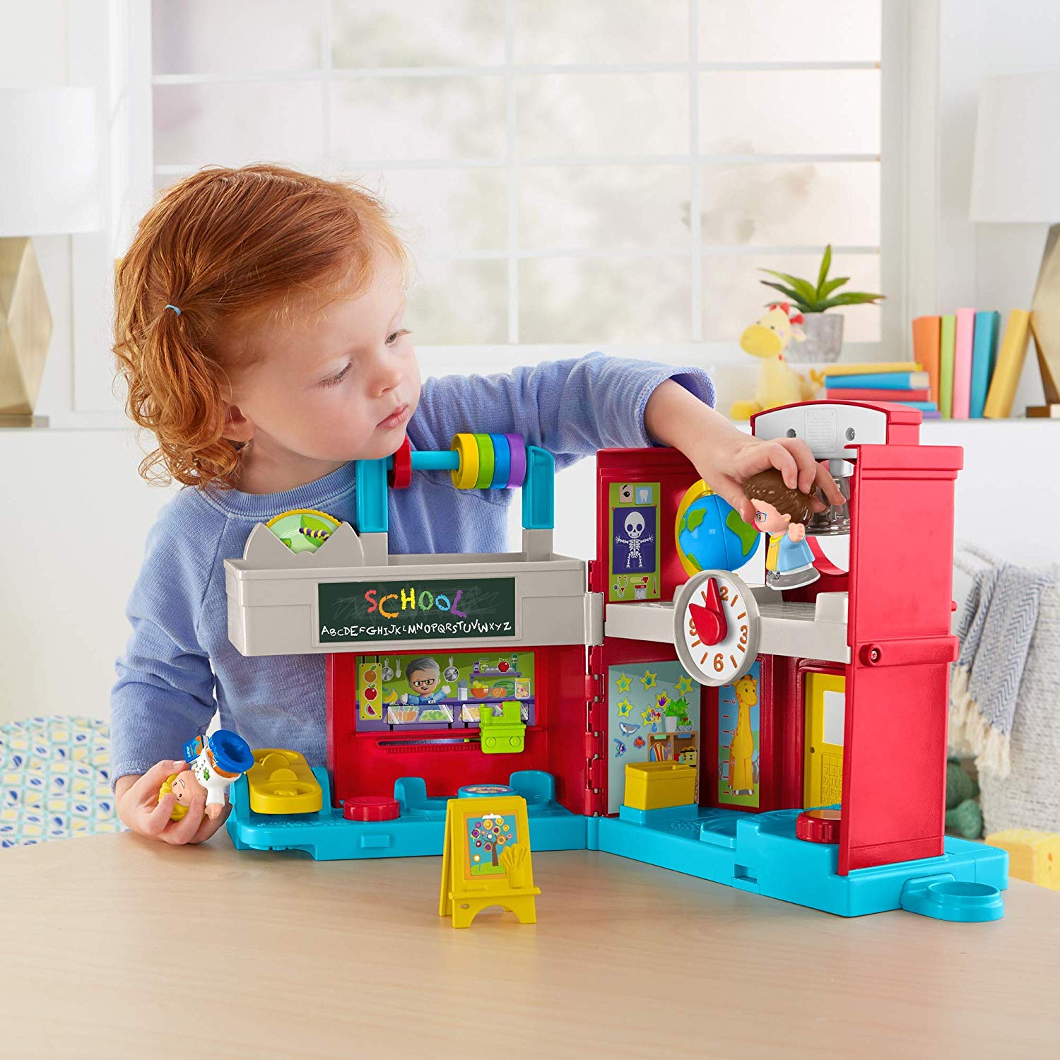 Little People Friendly School Interactive Playset with Music & Sounds ...
