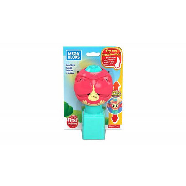Mega Bloks First Builders Peek A Block Monkey – Square Imports