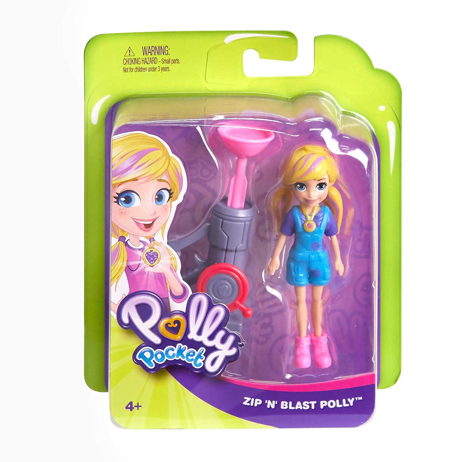 Polly Pocket Active Pose Doll, Zipline Polly – Square Imports