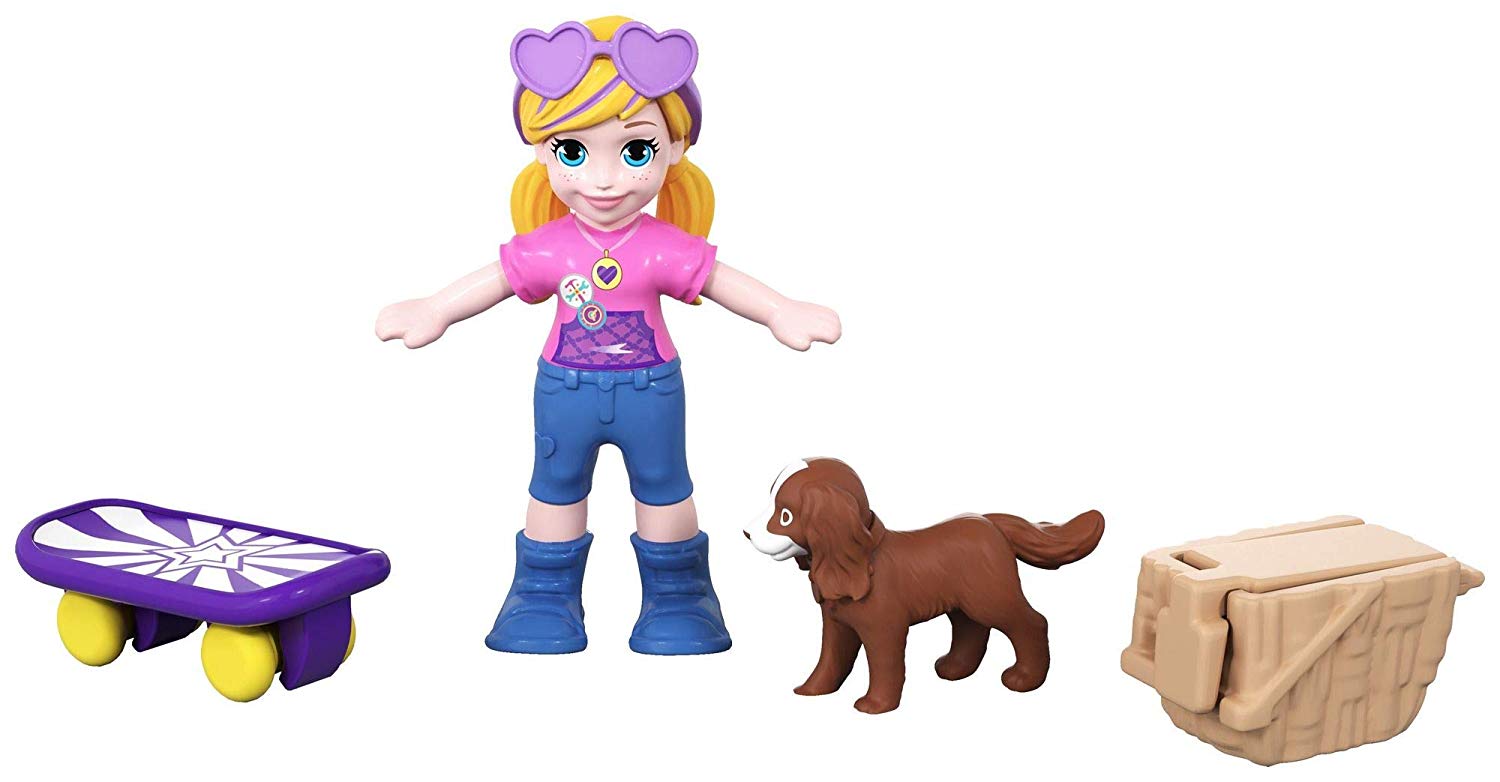 Polly Pocket Tiny Pocket World, Polly & Peaches – Square Imports
