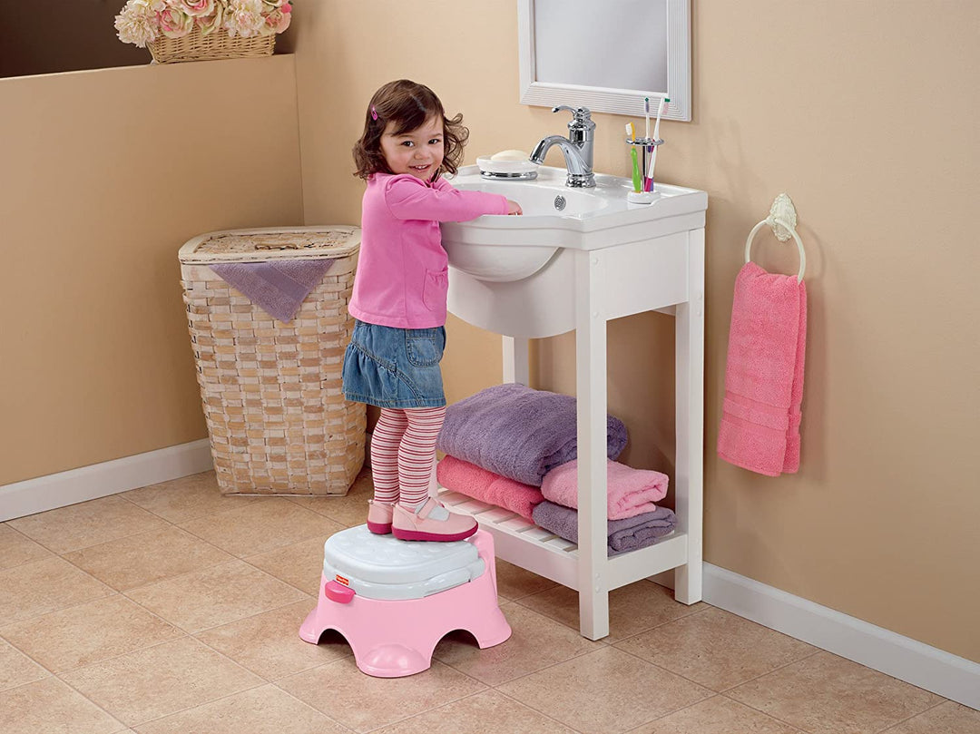 Fisher-Price Pink Princess Stepstool Potty – Square Imports