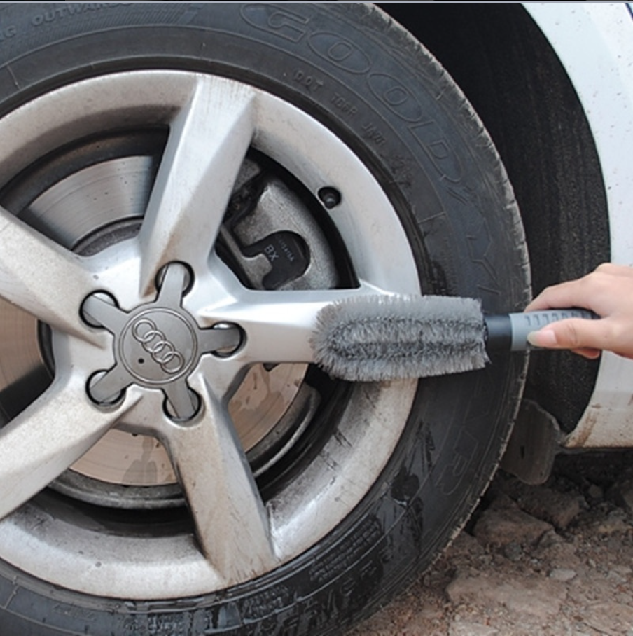 Auto Wheel Rim Tire Brush Wash Cleaner Tyre Brushes for Car – Square ...