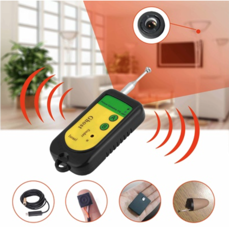 Signal RF Detector Tracer Hidden Camera Wireless Device Finder Black ...