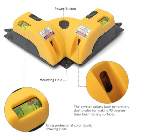 Vertical Horizontal Laser Level Line Word Line Projection Square Right ...
