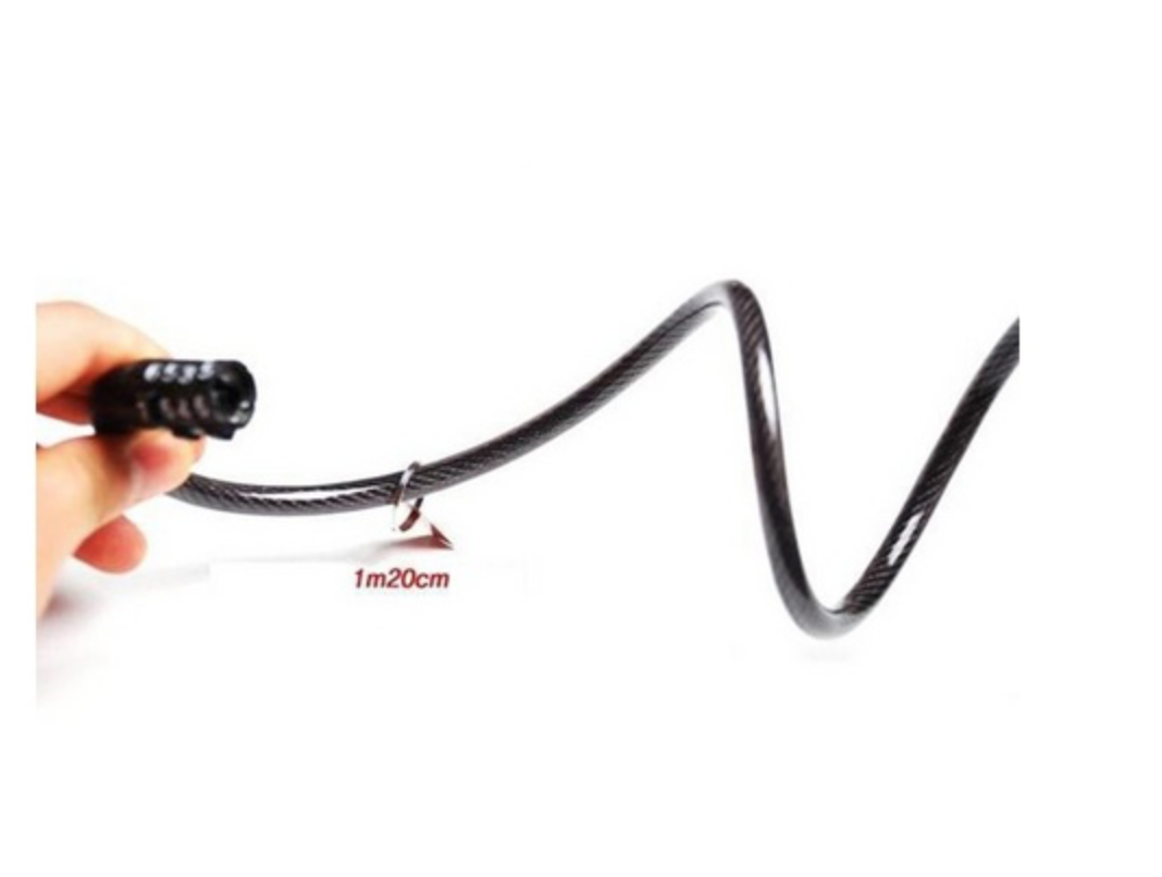 Bike 4 Digit Portable Locking Motorcycle Bicycle Combination Lock Anti ...