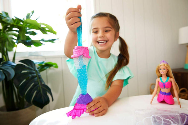 Barbie Dreamtopia Slime Mermaid Doll with 2 Slime Packets – Square Imports