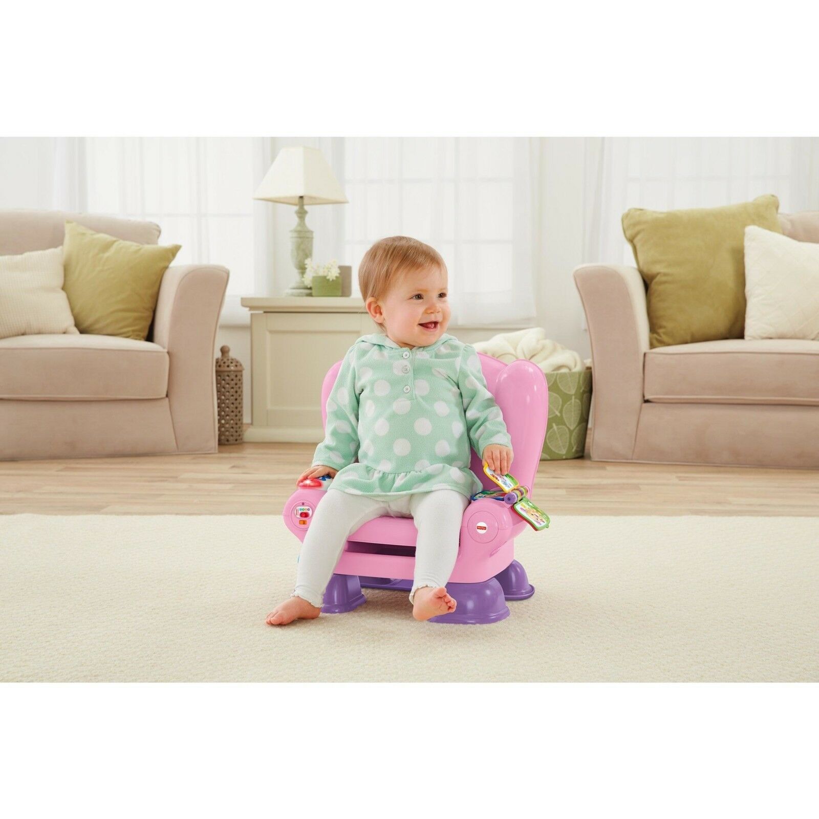 Fisher-Price Laugh Learn Smart Stages Chair, Pink – Square Imports