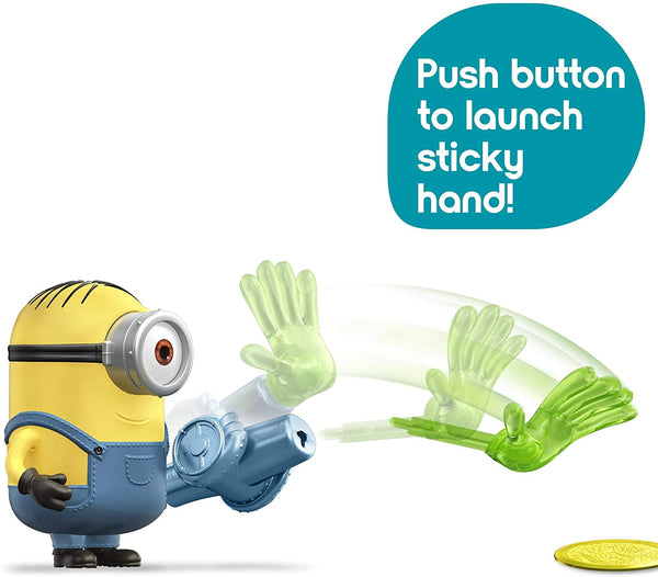 Minions The Rise of Gru Stuart Button Activated Action Figure with Sti ...
