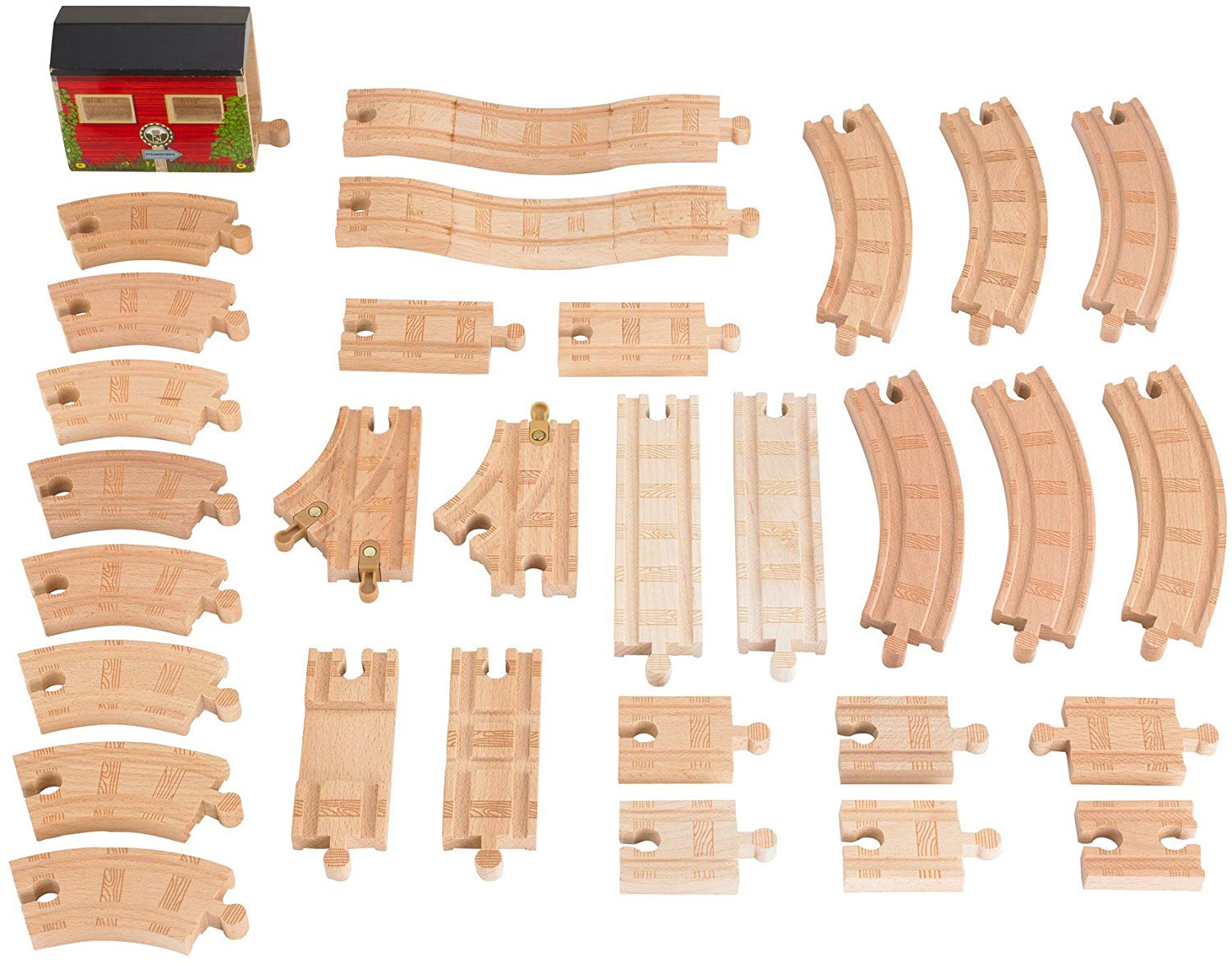 Thomas & Friends Wooden Railway, 5-in-1 Track Pack – Square Imports