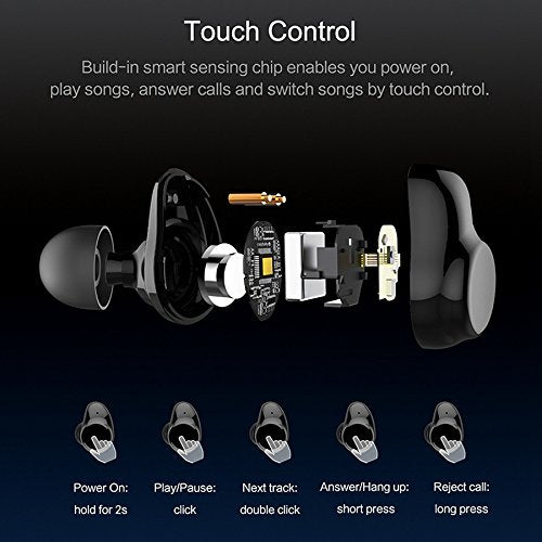 Wireless Earbuds X7 Mini Bluetooth 4.2 Headphones In-Ear Noise Isolati ...