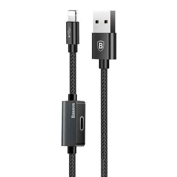 Baseus Music series Aux Audio 2 in1 Cable for iPhone X 8 7 P Charging ...