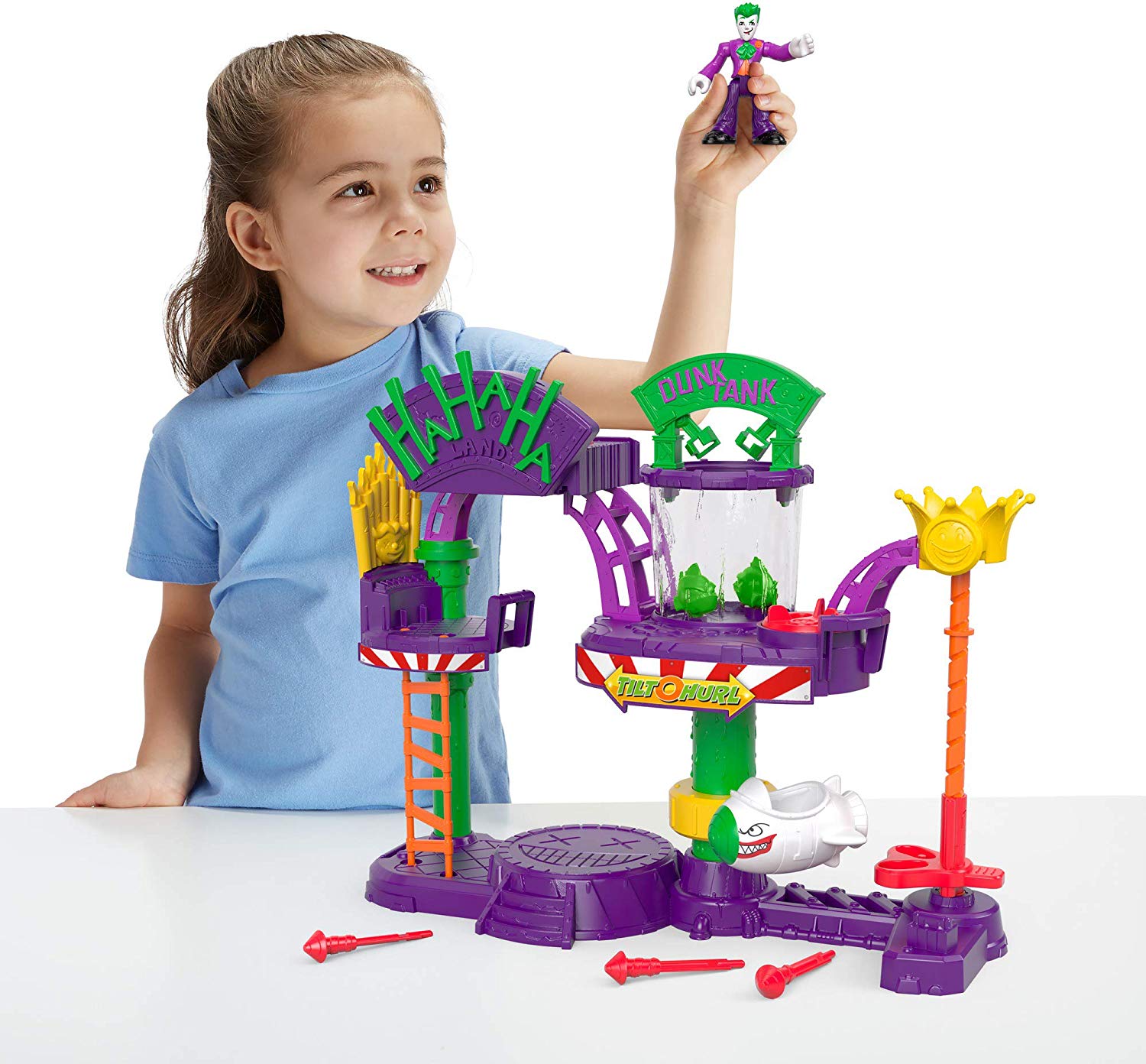 Imaginext DC Super Friends The Joker Laff Factory – Square Imports