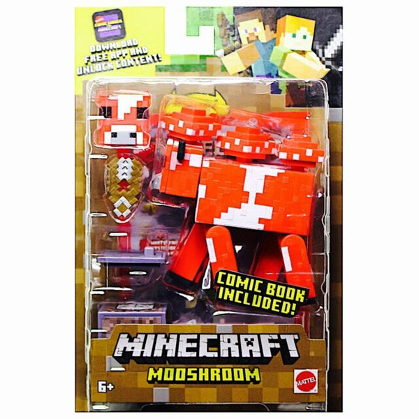 Minecraft Mooshroom Comic Maker Action Figure – Square Imports