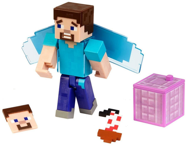 Minecraft Comic Maker Steve with Elytra Action Figure – Square Imports